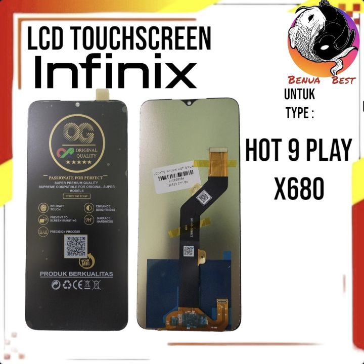 lcd infinix hot 9 play x680 touchscreen ori fullset | Lazada Indonesia