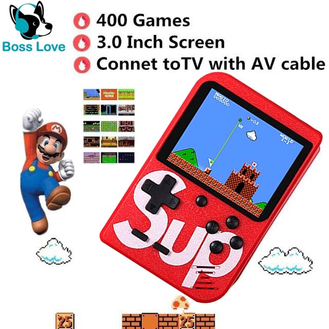 Portable Retro Mini Pocket Game 2Player Sup Game Box 400 in 1 Gameboy ...