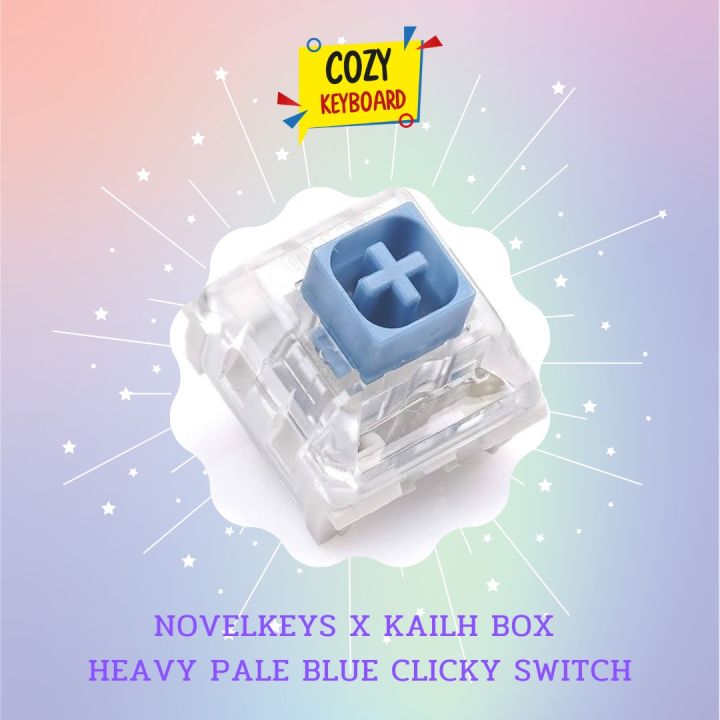 [cozy.keyboard] Kailh BOX Heavy Pale Blue เสียงสุภาพกว่า navy | Lazada ...