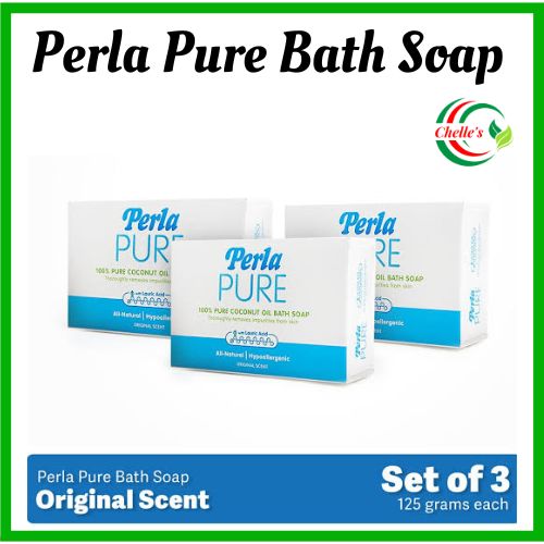 Perla Pure Bath Soap Set of 3 | Lazada PH