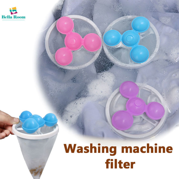 【Bella Room】 Reusable Washing Machine Float Mesh Filter Bag Laundry ...