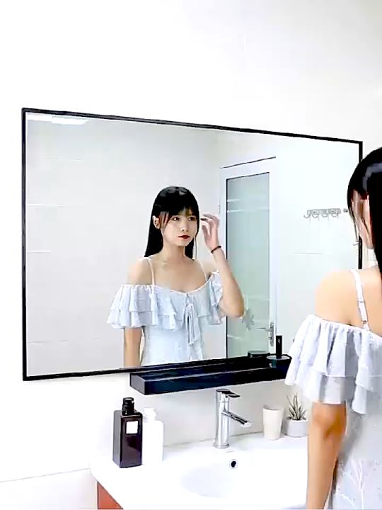 HiTools แก้วสแควร 40/50/60/70cm Mirror กระจกติดผนัง กระจกเงา กระจกห้อง ...