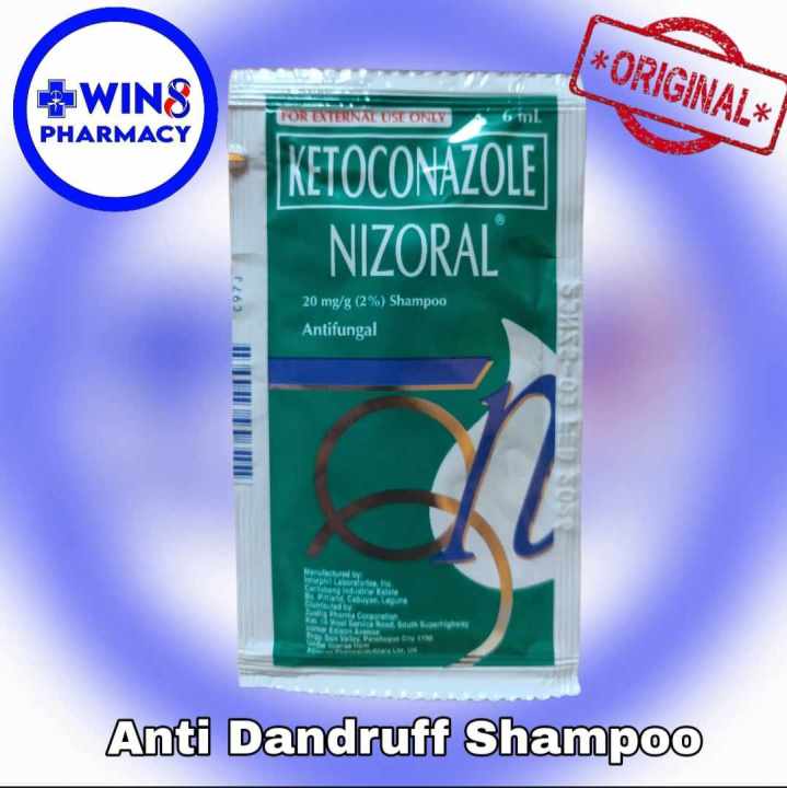 NIZORAL SHAMPOO Ketoconazole Anti Dandruff Shampoo per sachet (ORIGINAL ...