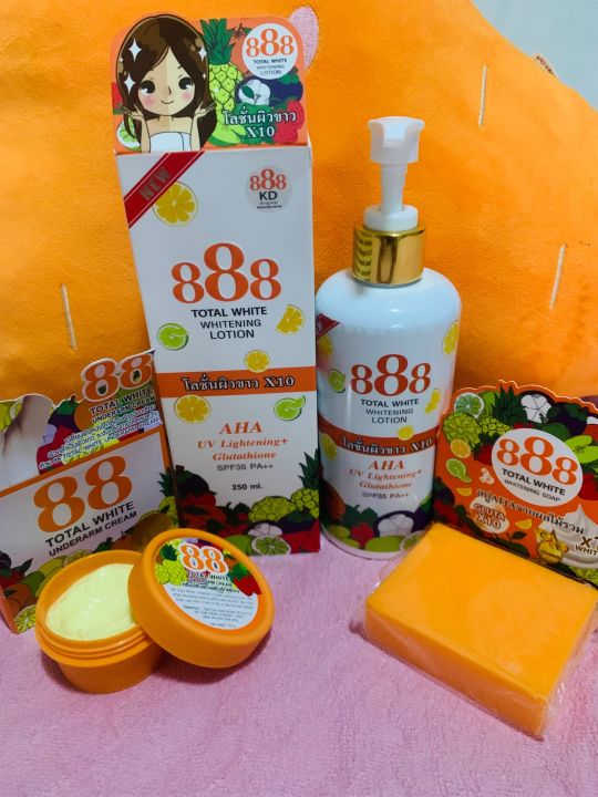 888 TOTAL WHITE WHITENING PRODUCTS Original from Thailand 🇹🇭. | Lazada PH