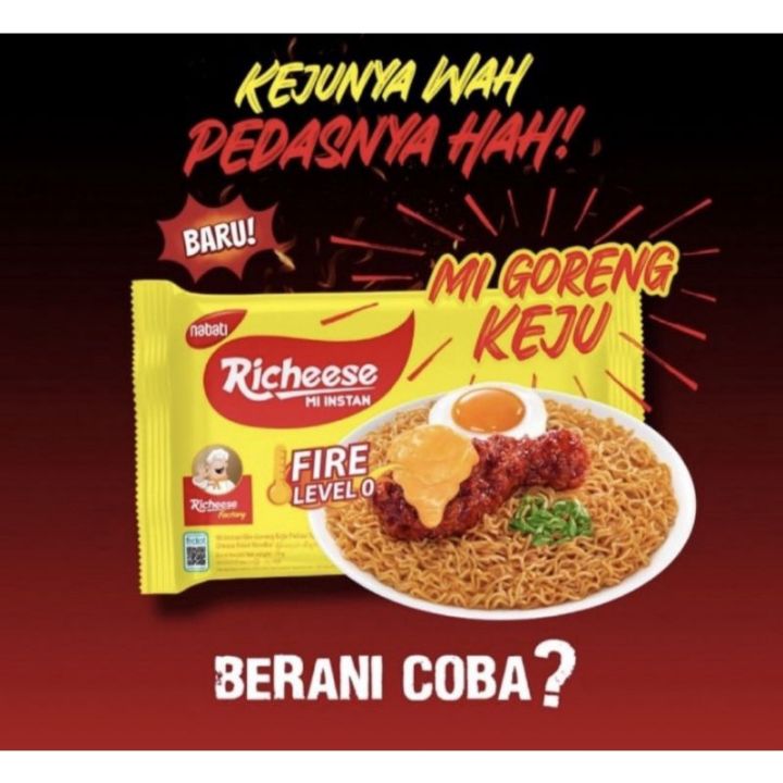 Mie Goreng Keju Mi Richesee Nabati | Lazada Indonesia