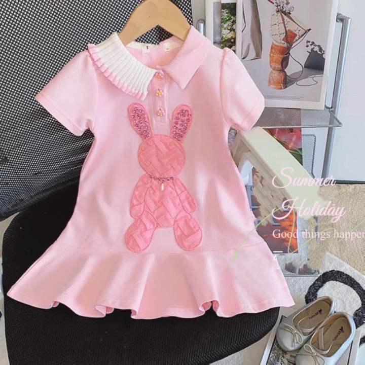 Váy đầm thỏ hồng sn kids cho bé gái | Lazada.vn