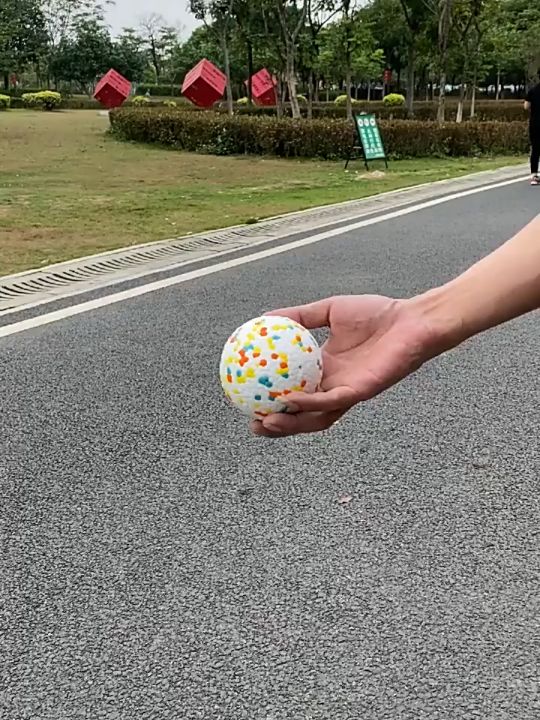 PC-836 ลูกบอลสัตว์เลี้ยง สุนัข หมา เด้งสูง ทนต่อการกัดแทะ ช่วยขัดฟัน ...