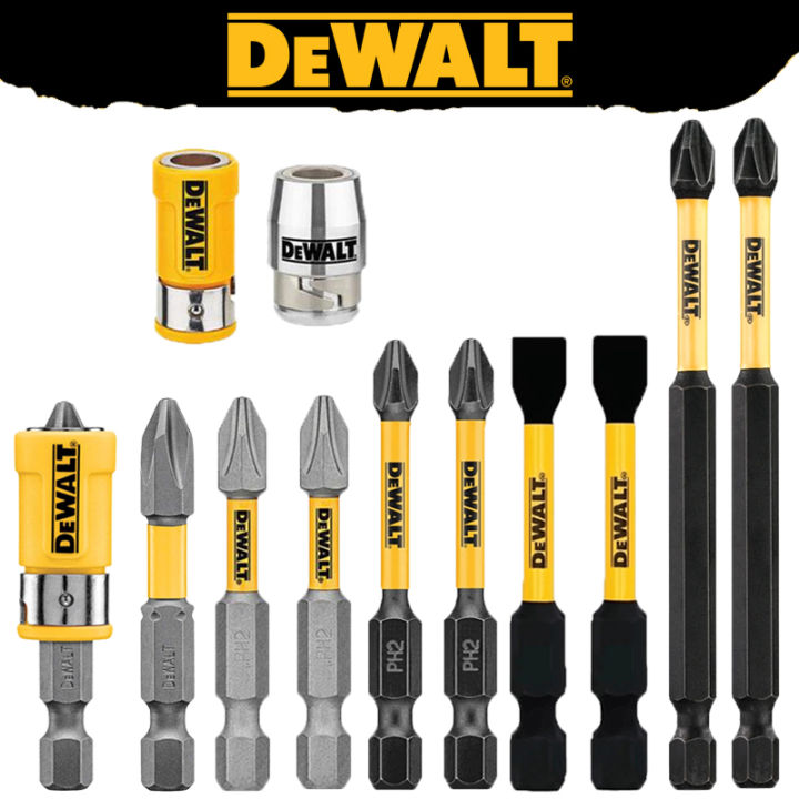 DEWALT Original PH2/SL8 Drill Bit 50-89MM Hexagonal Sleeve Magnetic ...