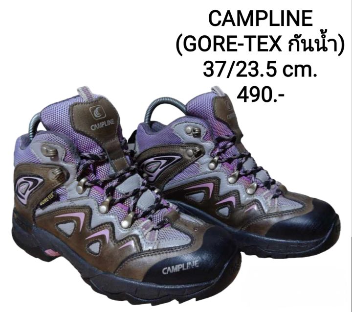 รองเท้ามือสอง CAMPLINE 37/23.5 cm. (GORE-TEX กันน้ำ) | Lazada.co.th