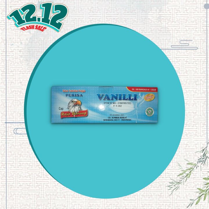 Vanilie bubuk penyedap & aroma kue Vanili - Vaneli sachet eceran ...