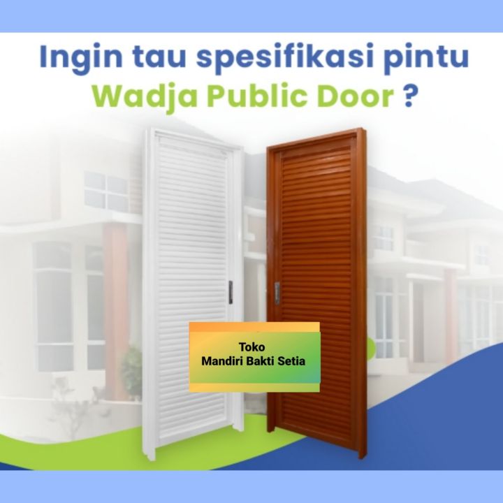 Pintu Kamar Mandi / Pintu Baja (Wadja Public Door) | Lazada Indonesia
