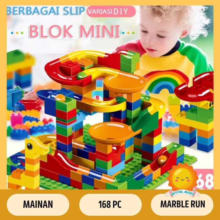 Mainan Marble Run Block 168 Pc | Lazada Indonesia