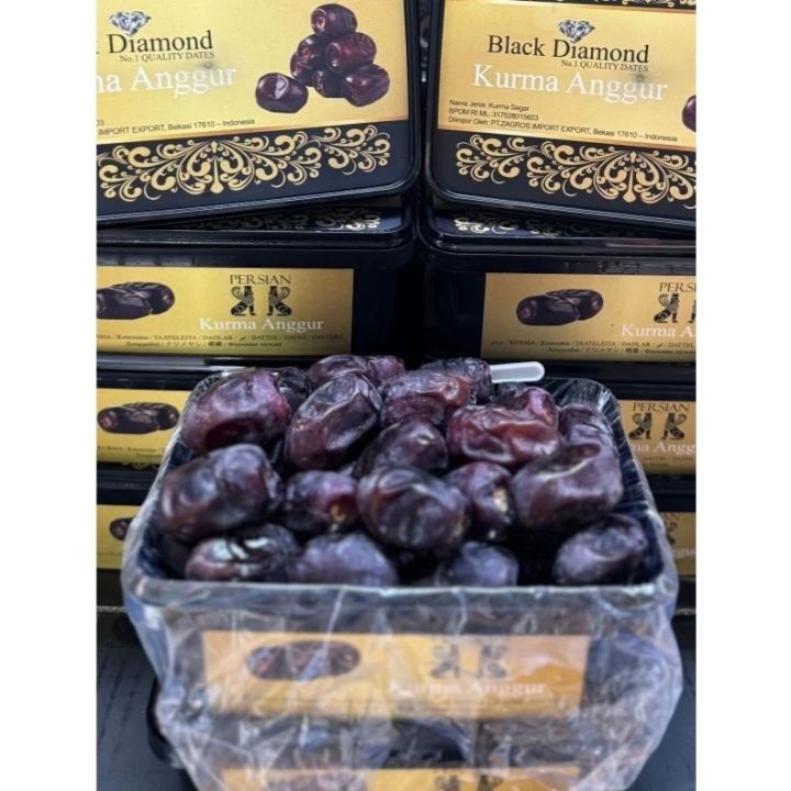 Kurma Bam Black Diamond 550gr Kurma Anggur Premium 550 gr | Lazada ...