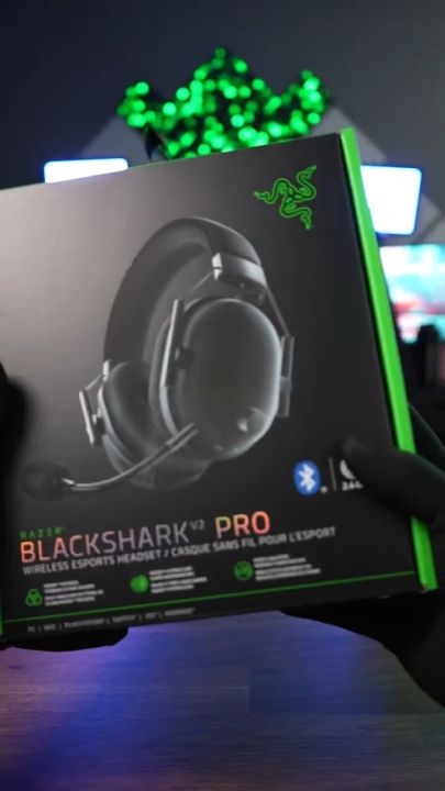 Razer BlackShark V2 Pro Wireless Esports Headset HyperClear Supercardioid Mic Headphone (หูฟัง ...