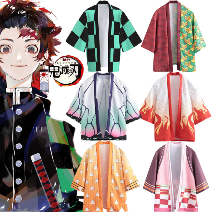 Anime Demon Slayer Cosplay Costume Adult Kimetsu No Yaiba Kamado ...