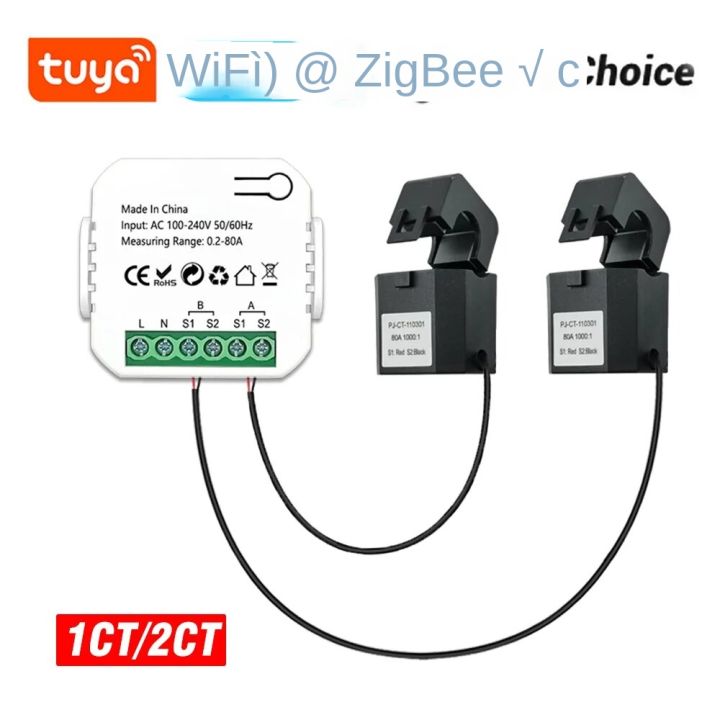 Tuya Wifi/Zigbee Smart Energy Meter Solar PV System Power Production ...