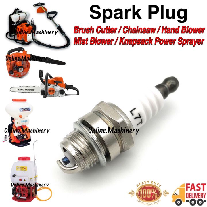 L7T Bm6a Spark Plug Enjin Mesin Rumput Brush Cutter Hand Blower Chainsaw Knapsack Sprayer Mist ...