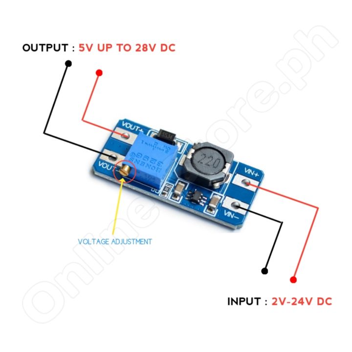 2A DC DC Step Up Boost Converter Module | Lazada PH