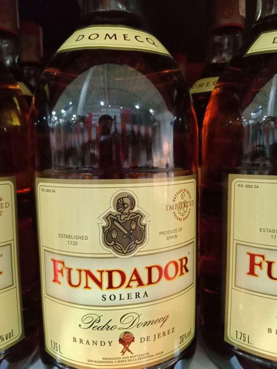 FUNDADOR SOLERA BRANDY 1.75L | Lazada PH