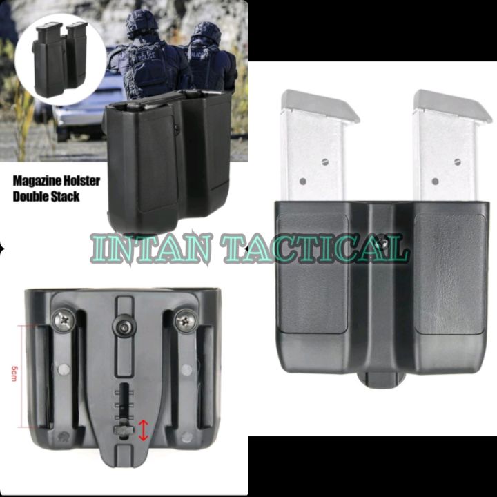 DOUBLE POUCH BELT MAG. PISTOL GANDA BLACKHAWK UNIVERSAL TACTICAL ...