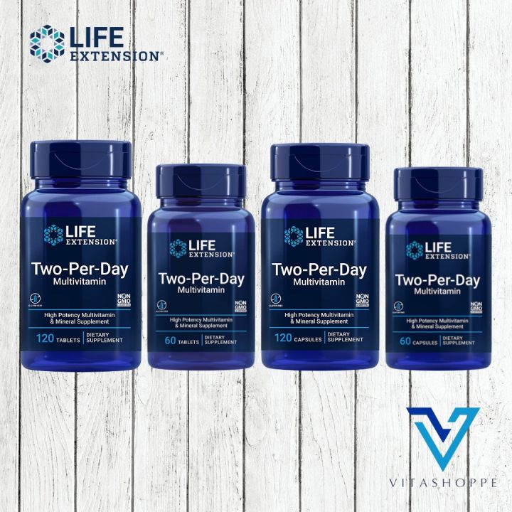 Life Extension Two-Per-Day Multivitamins | Lazada PH
