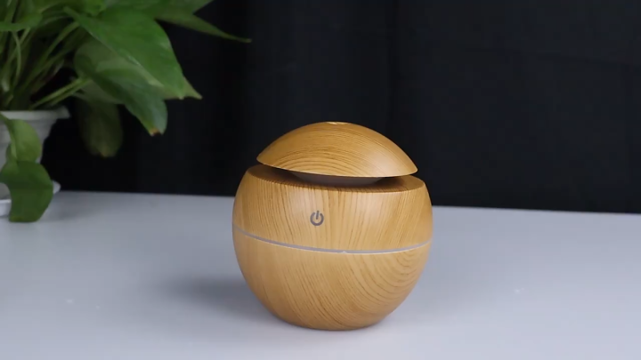 DIODIY Wood Grain Mushroom Aromatherapy Essential Oil Diffuser Office ...