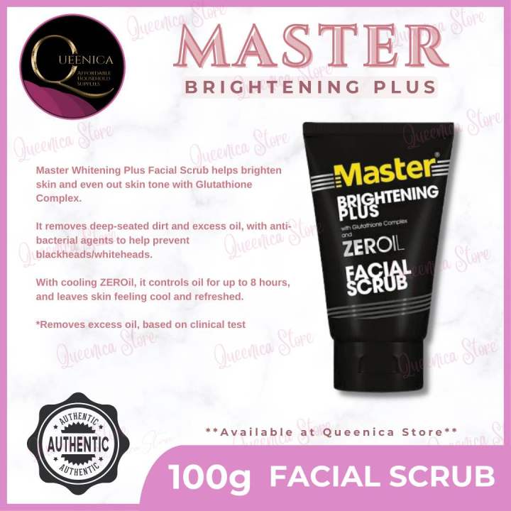 Master Brightening Plus Facial Scrub 100g | Lazada PH