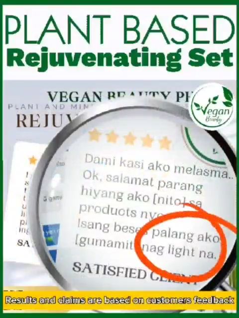 Vegan Beauty Rejuvenating Skincare Set | Lazada PH