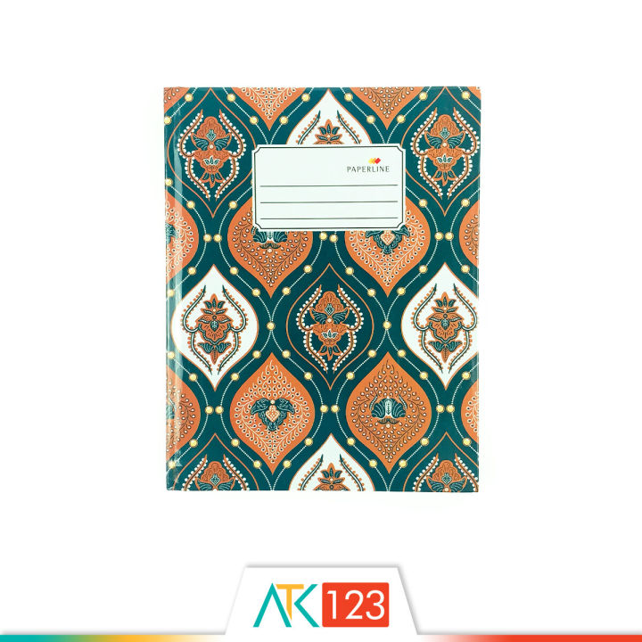 Buku Tulis Hardcover Paperline Quarto / Kuarto / Kwarto 200 Lembar ...
