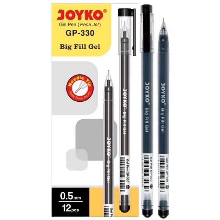 Pulpen Gel Pen Joyko GP-330. (12pcs) | Lazada Indonesia