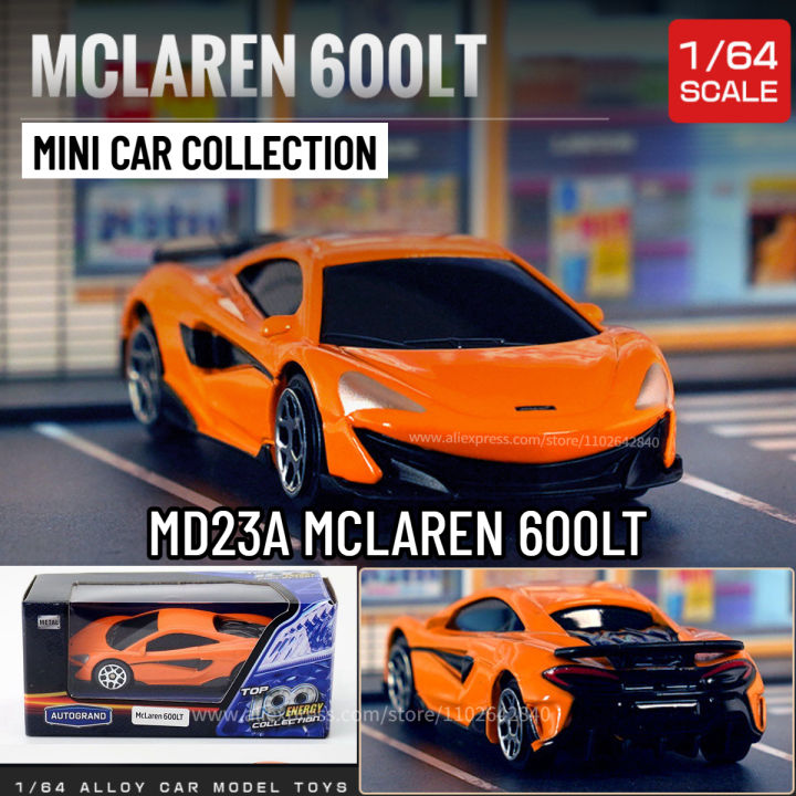 Scale 1/64 Mini Car Model, MCLAREN 600LT Replica Miniature Art Vehicle ...