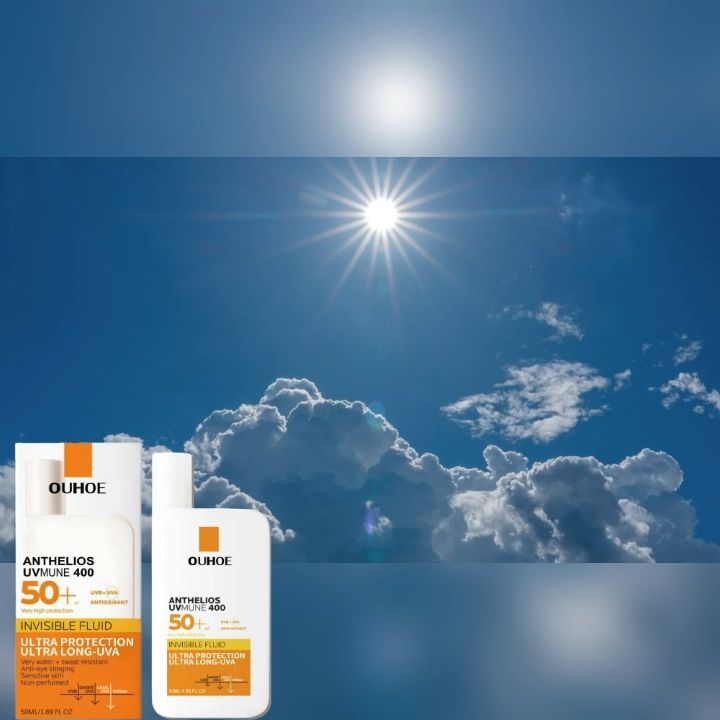 OUHOE กันแดด Sunscreen ครีมกันแดด เซรั่มกันแดดทาผิวกาย SPF50+ กันแดด ...