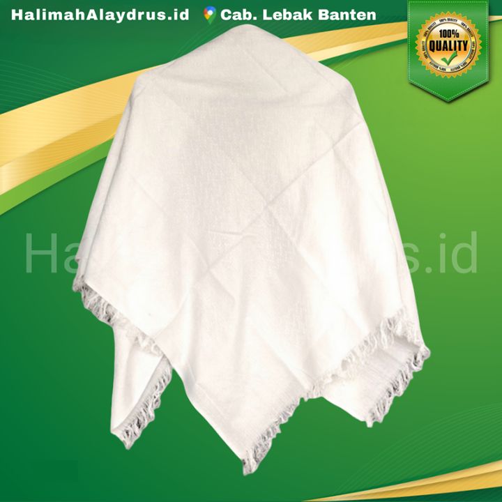 Kain Sorban Syal Putih Polos Merk Arafat Ukuran 120 CM | Lazada Indonesia