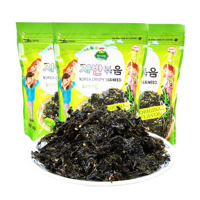Ready-to-Eat Seaweed Snack Korean Style 60g Bag Children's Rice Topping ...