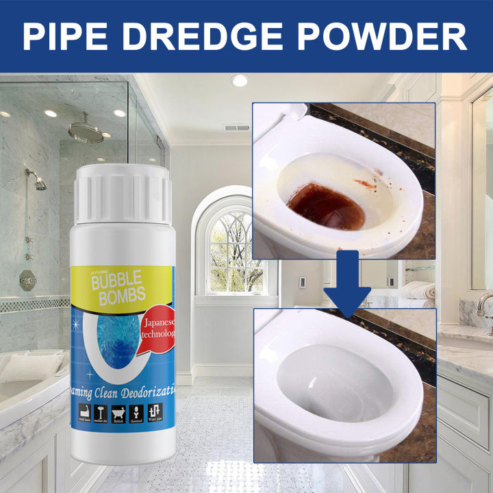 Jaysuing Pipe Dredging Cleaner Pipe Powder Toilet Kitchen Deodorization ...