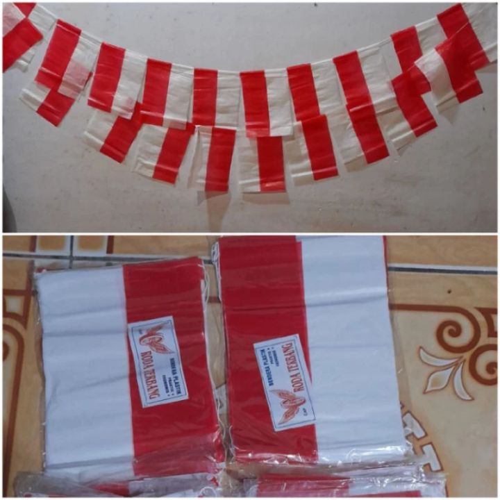 bendera renteng bendera plastik bendera plastik indonesia tinggal ...