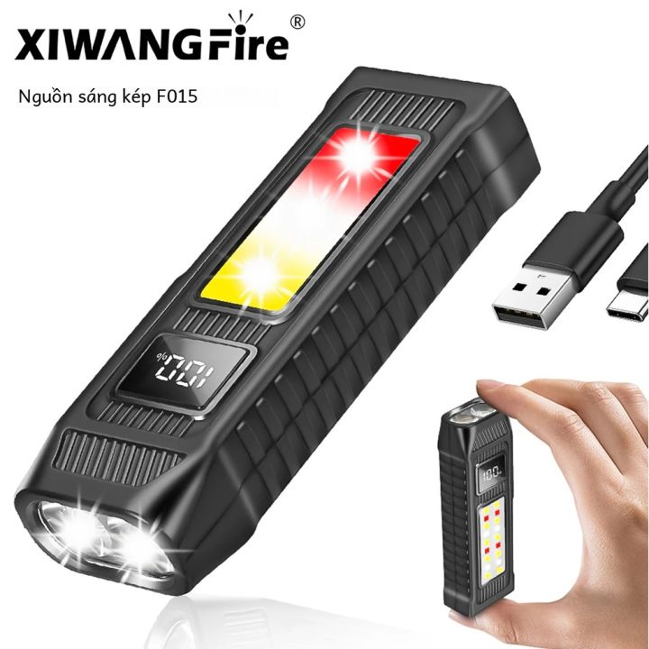 Đèn Pin LED Cầm Tay Mini Đèn Pin Chiến Thuật Có Thể Sạc Lại USB Công ...