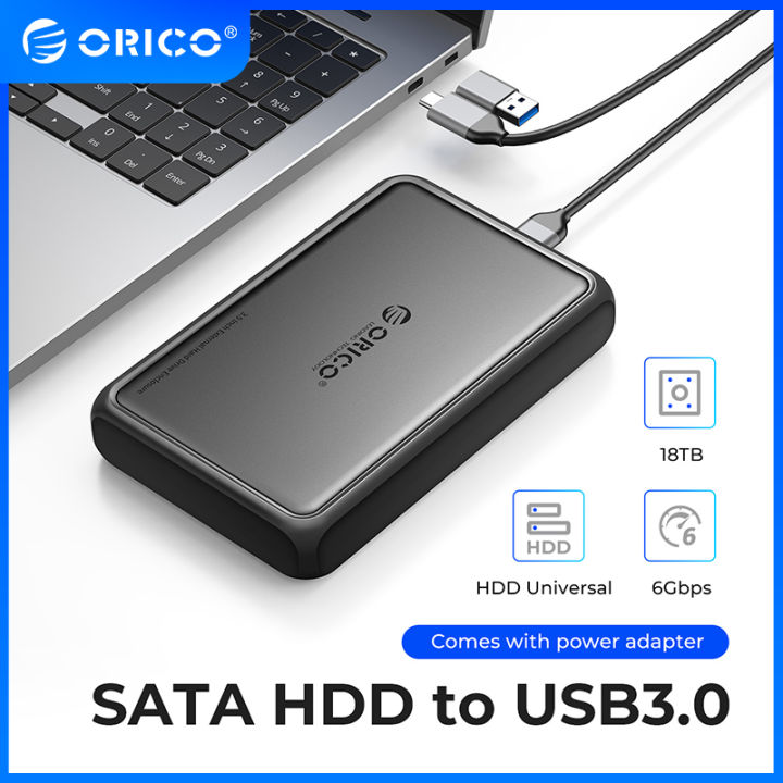 ORICO 3.5" Type-C Hard Drive Enclosure 5Gbps SATA to USB3.0 USB3.1 HDD ...