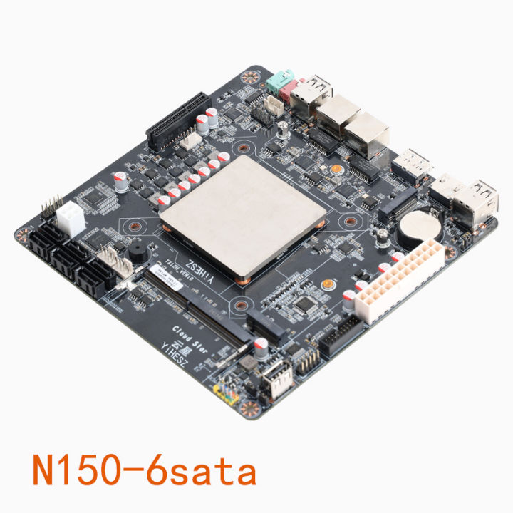 N150 NAS Motherboard 6 SATA 3.0 2x i266-V 2.5G DDR4 ITX NAS Board 2x M ...
