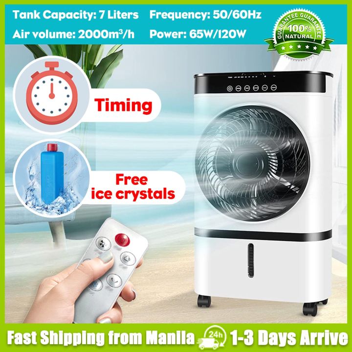 Air Cooler Fan with Remote Portable Aircon Industrial Mist fan Water ...