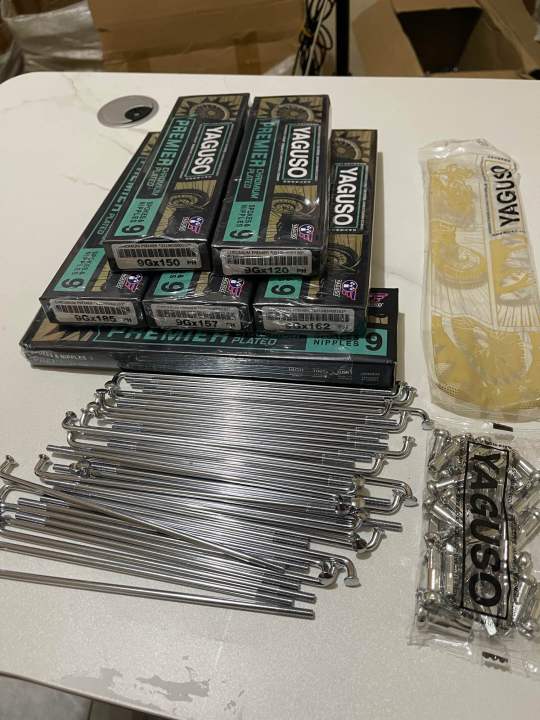 MOTORCYCLE YAGUSO SPOKES & NIPPLES CHROMIUM PLATED | Lazada PH