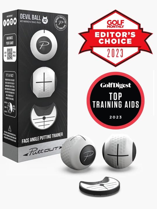 PuttOUT Devil Ball Practice Golf Club Magical Ball with Multi-Shell Structure for Amateur ...