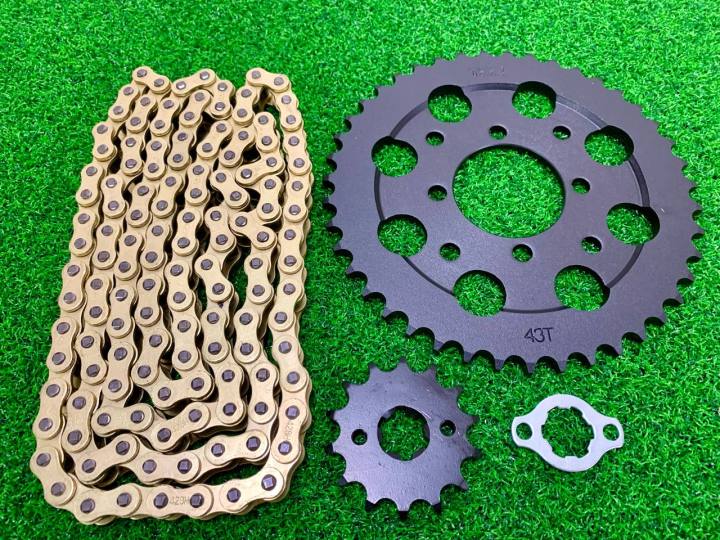 SMASH 110/115 CHAIN AND SPROCKET SET HEAVY DUTY | Lazada PH