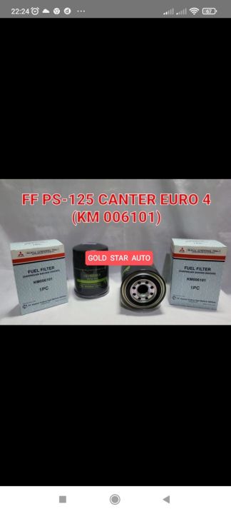 FILTER SOLAR ATAS FUEL FILTER UP MITSUBISHI CANTER PS125 TURBO EURO 4 ...