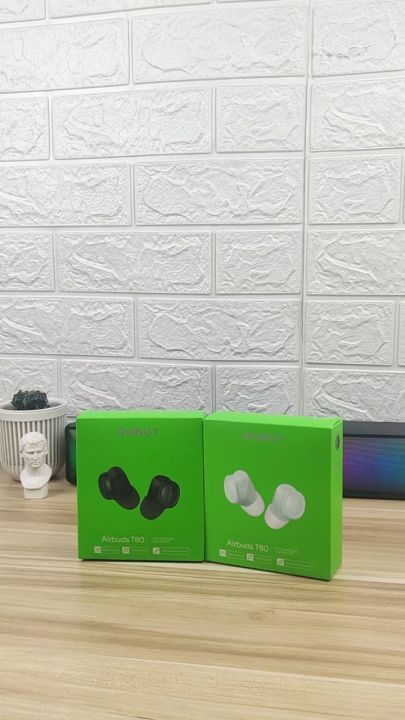 ROBOT T80 TWS Wireless Earphone Waterproof Bluetooth Earbuds IPX4 Fast ...