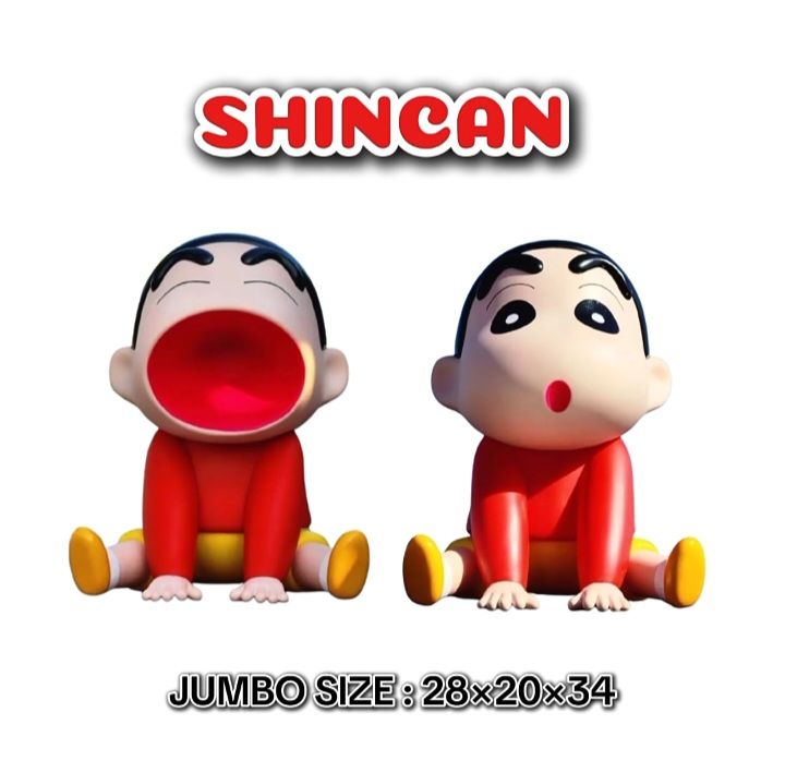Action figure crayon shinchan kid boy sitting shin-chan Big size ...