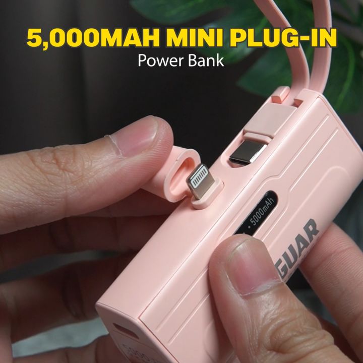 Jaguar Electronics Mini Plug In Power Bank 5000mAh | Lazada PH