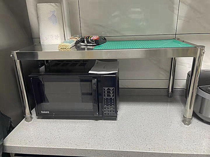 Countertop One-Layer Stainless Steel Kitchen Storage Rice Cooker Rack ...