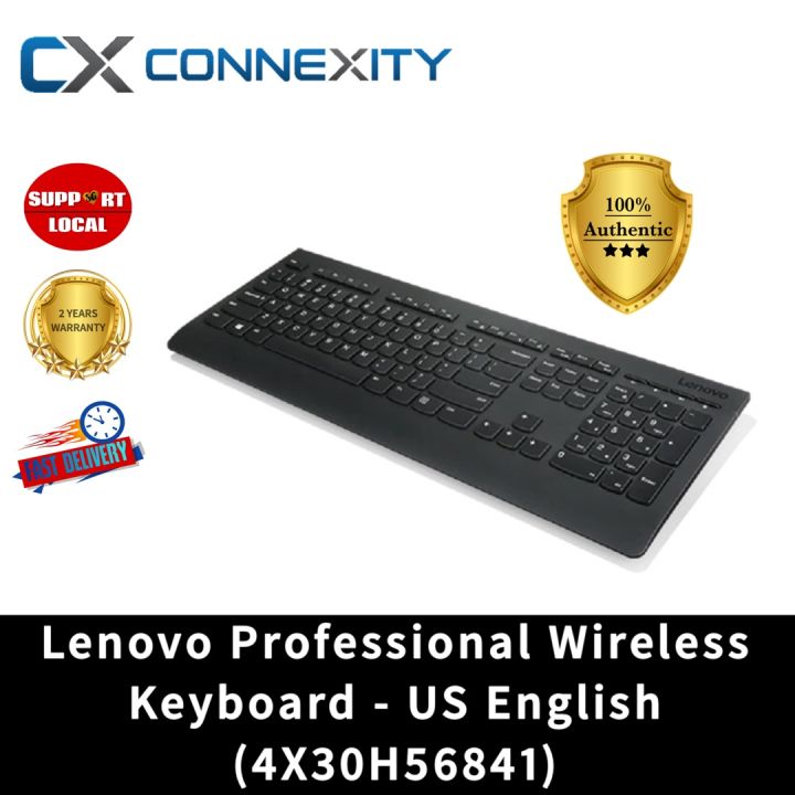 Lenovo Professional Wireless Keyboard - US English 4X30H56841 | Lenovo ...