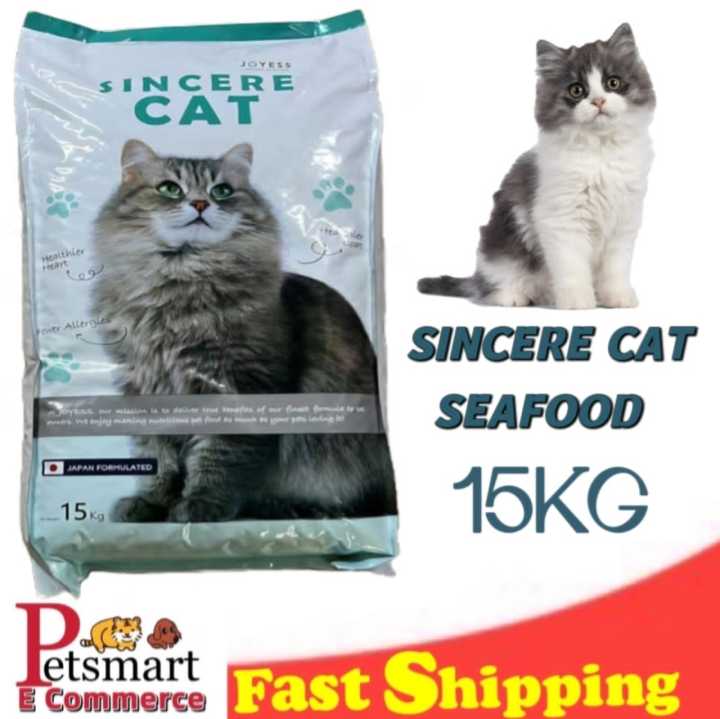 SINCERE CAT 15KG CAT FOOD FOR KITTEN & ADULT (OCEAN FISH & SEAFOOD ...
